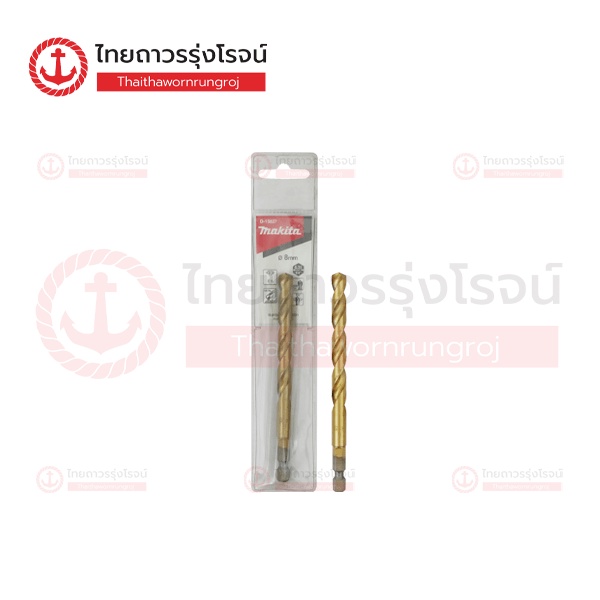 MAKITA ดอกสว่านเจาะ ไม้/เหล็ก ก้านหกเหลี่ยม 1/4นิ้ว MZ รุ่น D-15827 / D ...