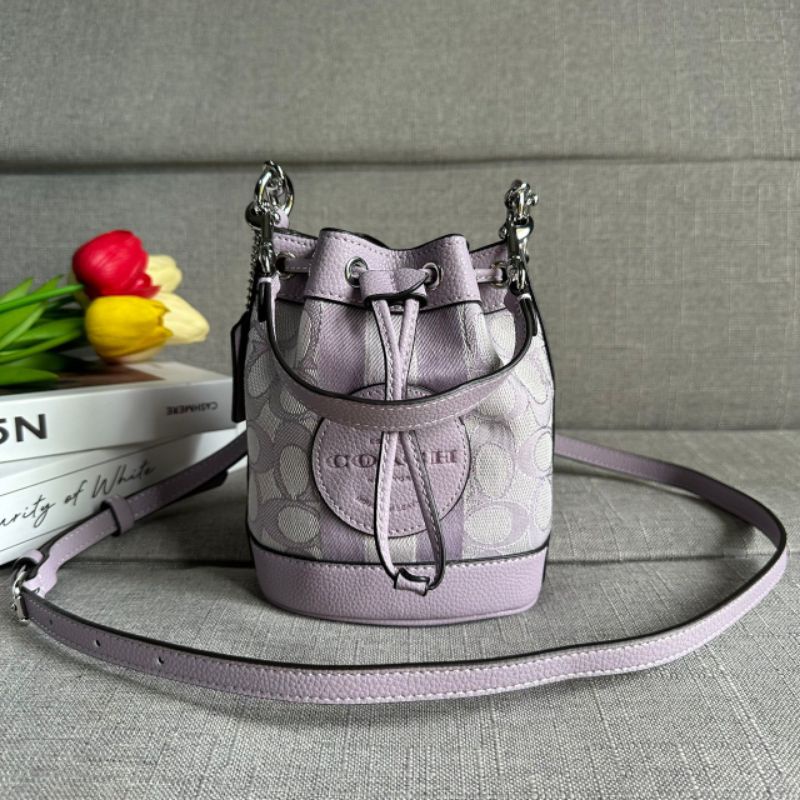 COACH C8322 MINI DEMPSEY BUCKET BAG | Shopee Thailand