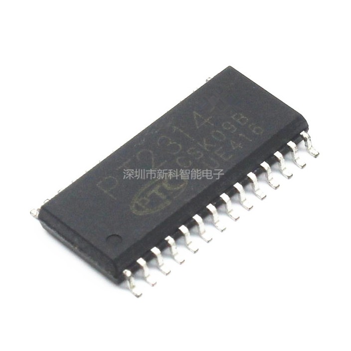 PT2314 PT2314L SMD SOP28 4-Channel Input Audio Processor IC วงจรปรับโทน ...
