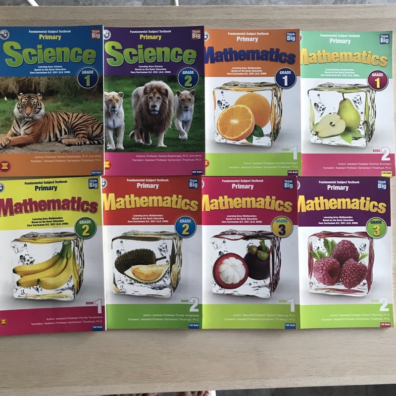 Think Big Plus Mathematics&Science Textbook Grade1-3 #Pw.inter | Shopee ...
