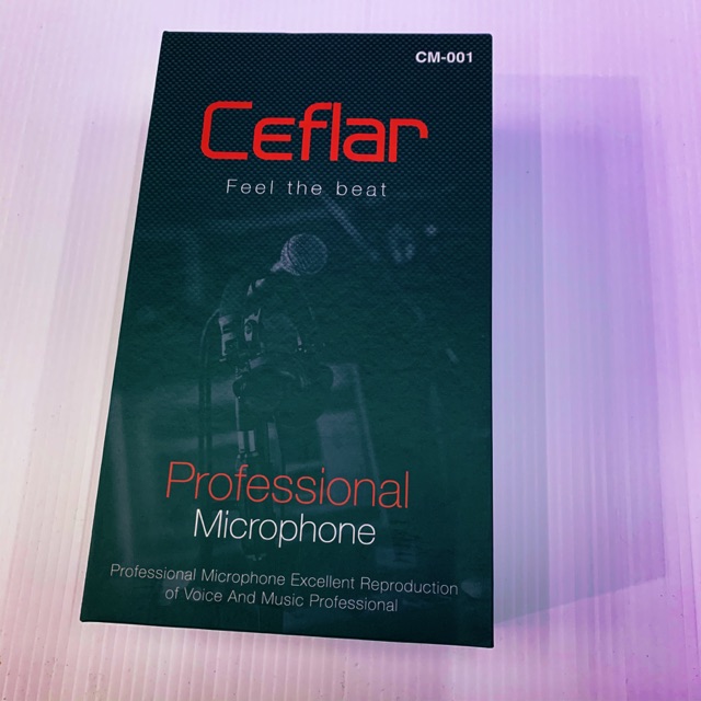 ไมค์ร้องเพลง ไมค์ Ceflar 001 mic | Shopee Thailand
