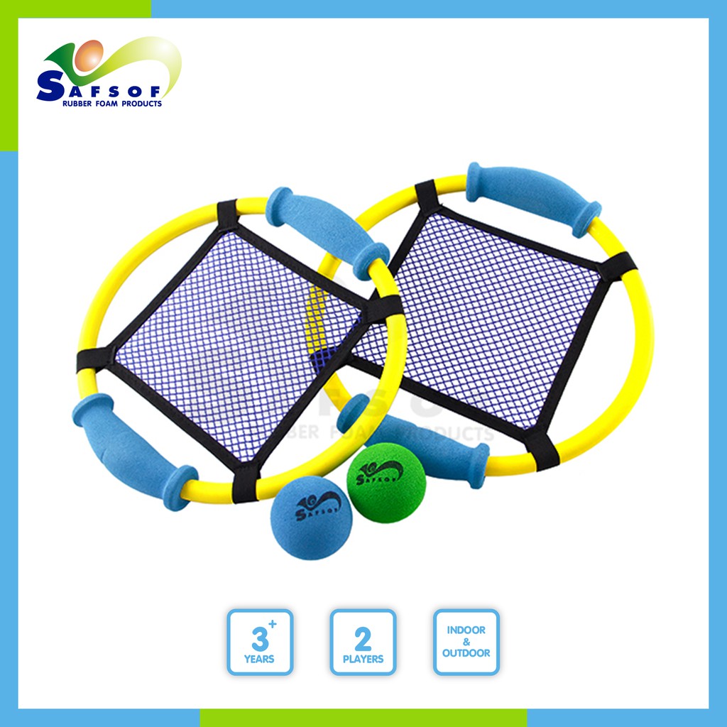 Safsof Racket Bat ไม้เดาะบอล ไม้แร็กเก็ต หุ้มยางฟองน้ำ รุ่น BSK-04(P ...