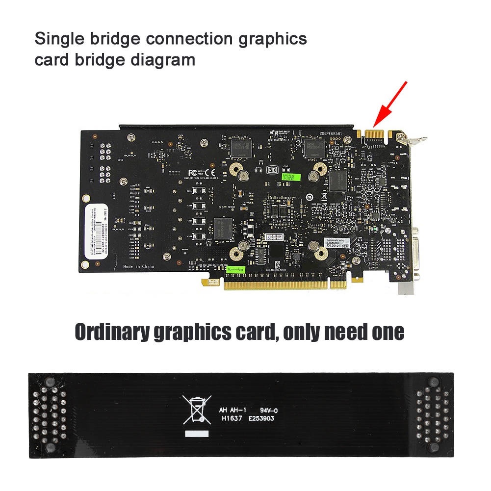 Computer Accessories.lr ขั้วต่อสาย Crossfire Bridge SLI AIQ-YP19124 ...