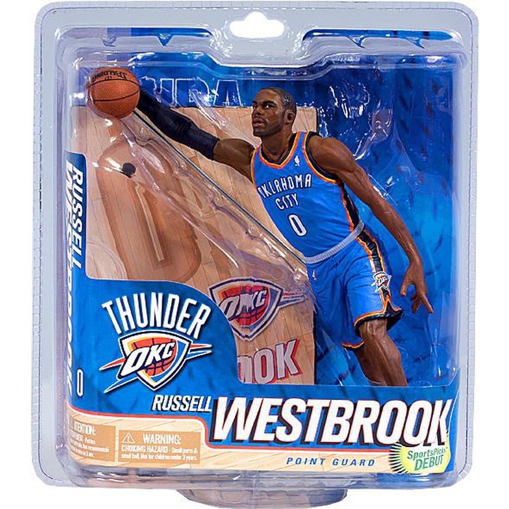 MCFARLANE NBA Series 21 RUSSELL WESTBROOK OKLAHOMA THUNDER SEALED ...