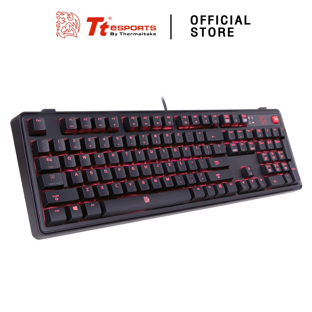 Tt eSPORTS MEGA PRO , Gaming Keyboard with Cherry MX (KB-MGP) | Shopee ...