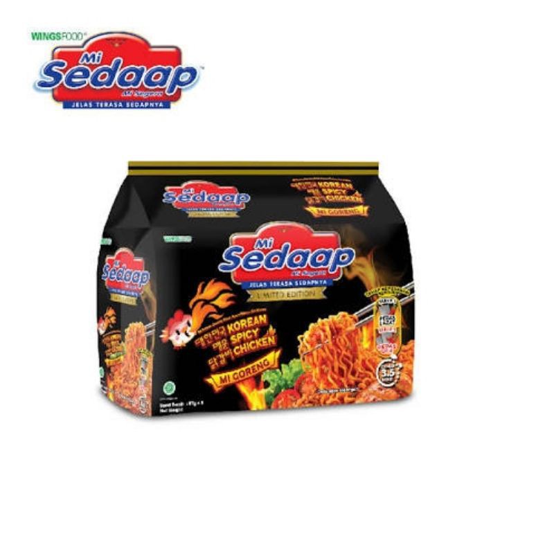 Wings Food Mie sedaap Instant noodle 5/4 pack | Shopee Thailand