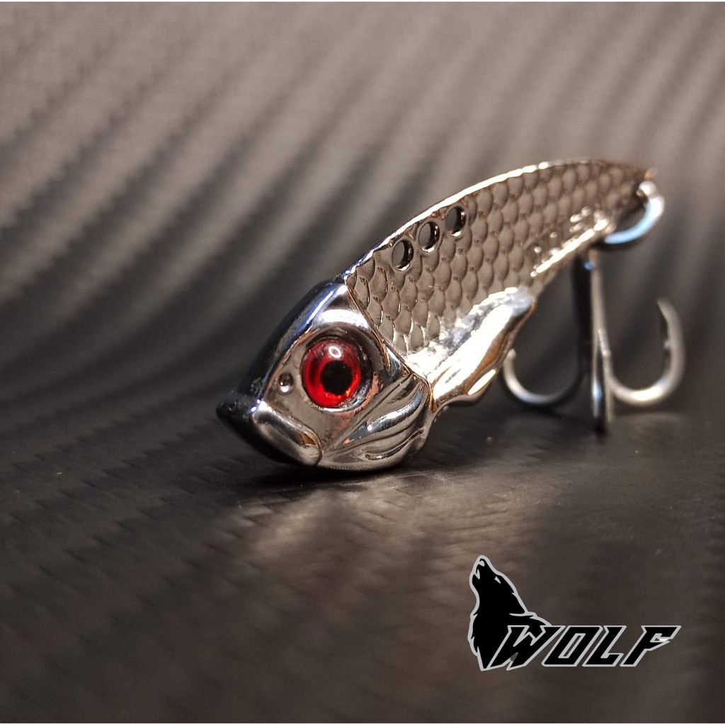 กระดี่ WOLF แท้ 4cm 7g เหยื่อ ตกปลา ช่อน ชะโด กระพง vib กระดี่เหล็ก | Shopee Thailand