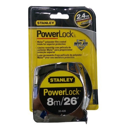 ตลับเมตร STANLEY POWERLOCK 8m. | Shopee Thailand