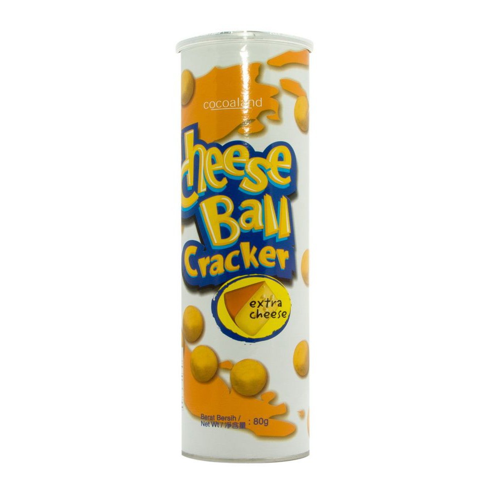 Cocoland Cheese Ball Cracker 80g โคโคแลนด์ชีสบอลแครกเกอร์ 80 กรัม ...