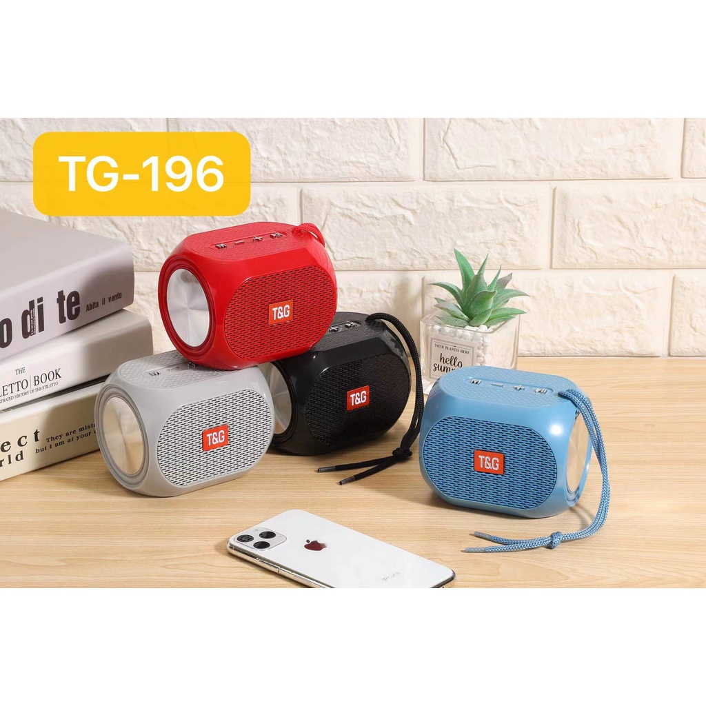 ลำโพงบลูทูธ รุ่นใหม่ Tg-196 Bluetooth ของแท้ เสียงดี มีสายห้อย งานดี | Shopee Thailand