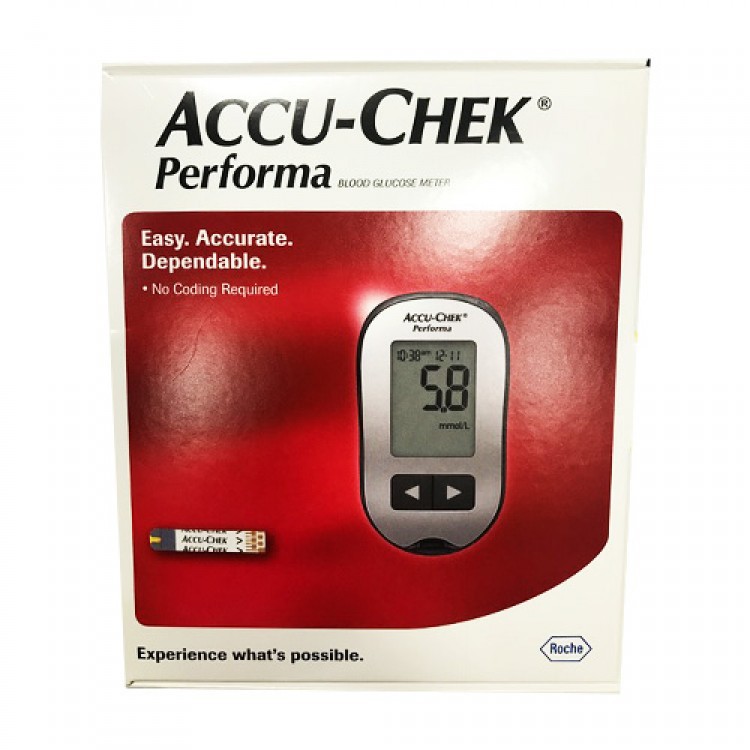 (เครื่อง+กระเป๋า)Accu Chek Performa Meter**ไม่มีปากกา** | Shopee Thailand