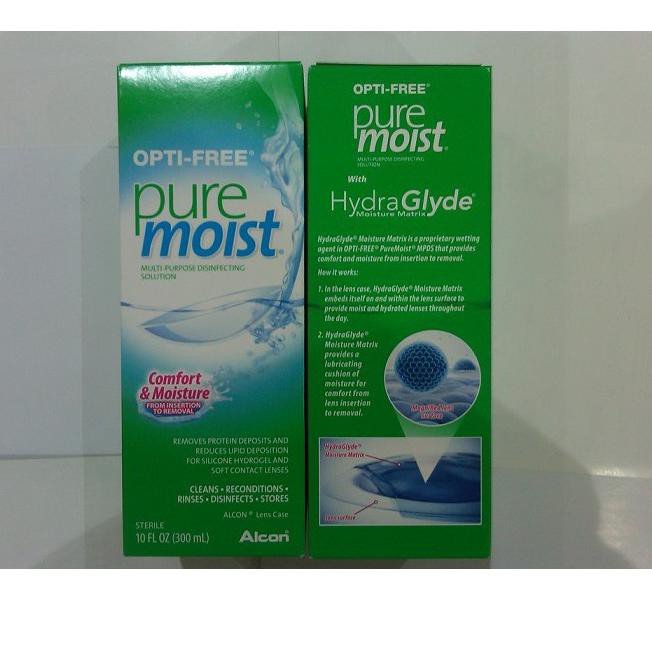 ใหม่ Opti-free Pure Moist Multi Purpose Disinfecting Solution By Alcon ...