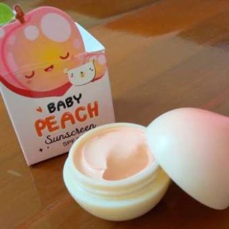 Baby Peach Sunscreen ครีมกันแดดเบบี้พีช ***สูตร2 ฉ่ำวาว >> หน้าเงา เติม ...