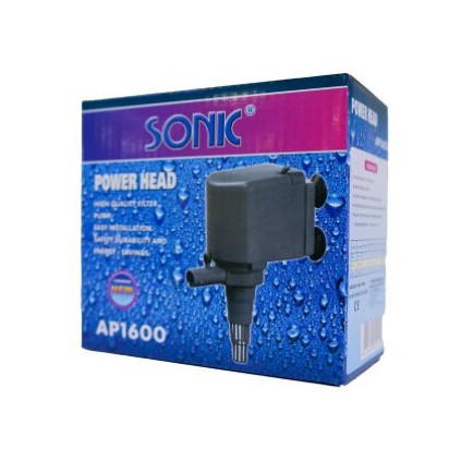 ปั๊มน้ำตู้ปลา SONIC AP1600 (Power Head Pond Pump) | Shopee Thailand