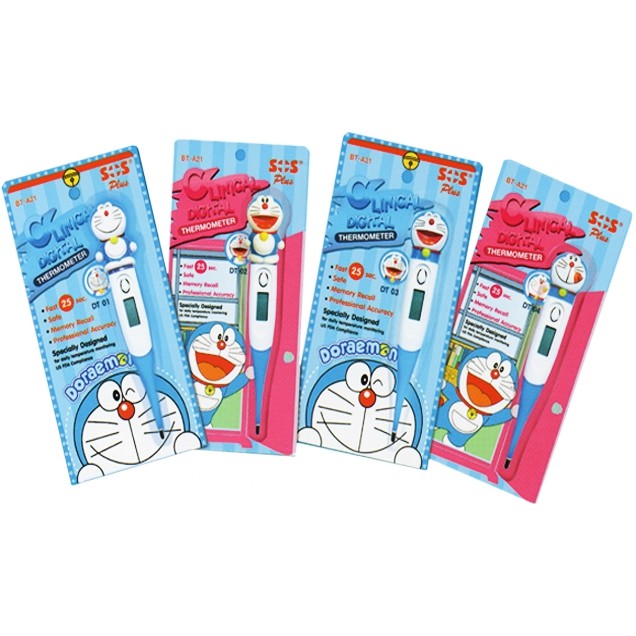 SOS Plus Clinical Digital Thermometer Doraemon ปรอทดิจิตัล ปรอทวัดไข้ ...