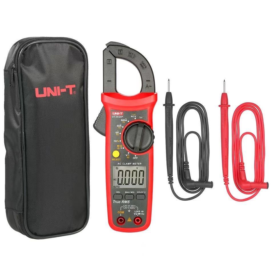 UNI-T UT202A+ Digital Clamp Meter TRUe RMS AC600A วัด C ได้ 60000ไมโคร ...