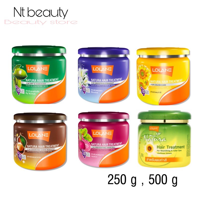ทรีทเม้นท์ โลแลน Lolane natura hair treatment 500 gหรือ 250 g | Shopee ...