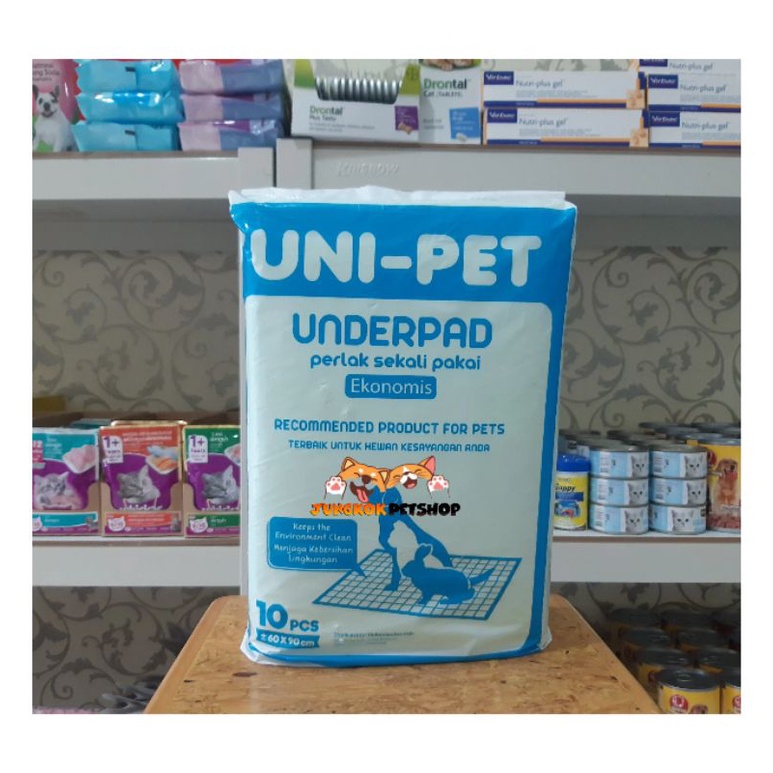 Unipet Underpad 60x90 ซม. - แผ่นรองกรงสัตว์ แผ่นรองฉี่สุนัข Poop Pee Pad - แผ่นรองฝึกสุนัข Uni ...