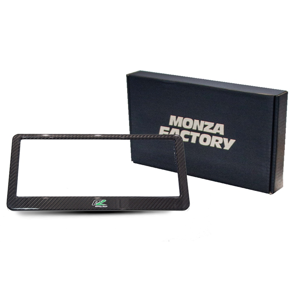 Monza Factory กรอบป้ายทะเบียนรถยนต์คาร์บอน | Shopee Thailand