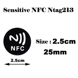 NFC Ntag213 TAG Sticker Anti Metal type Ntag 213 13.56MHz Universal ...