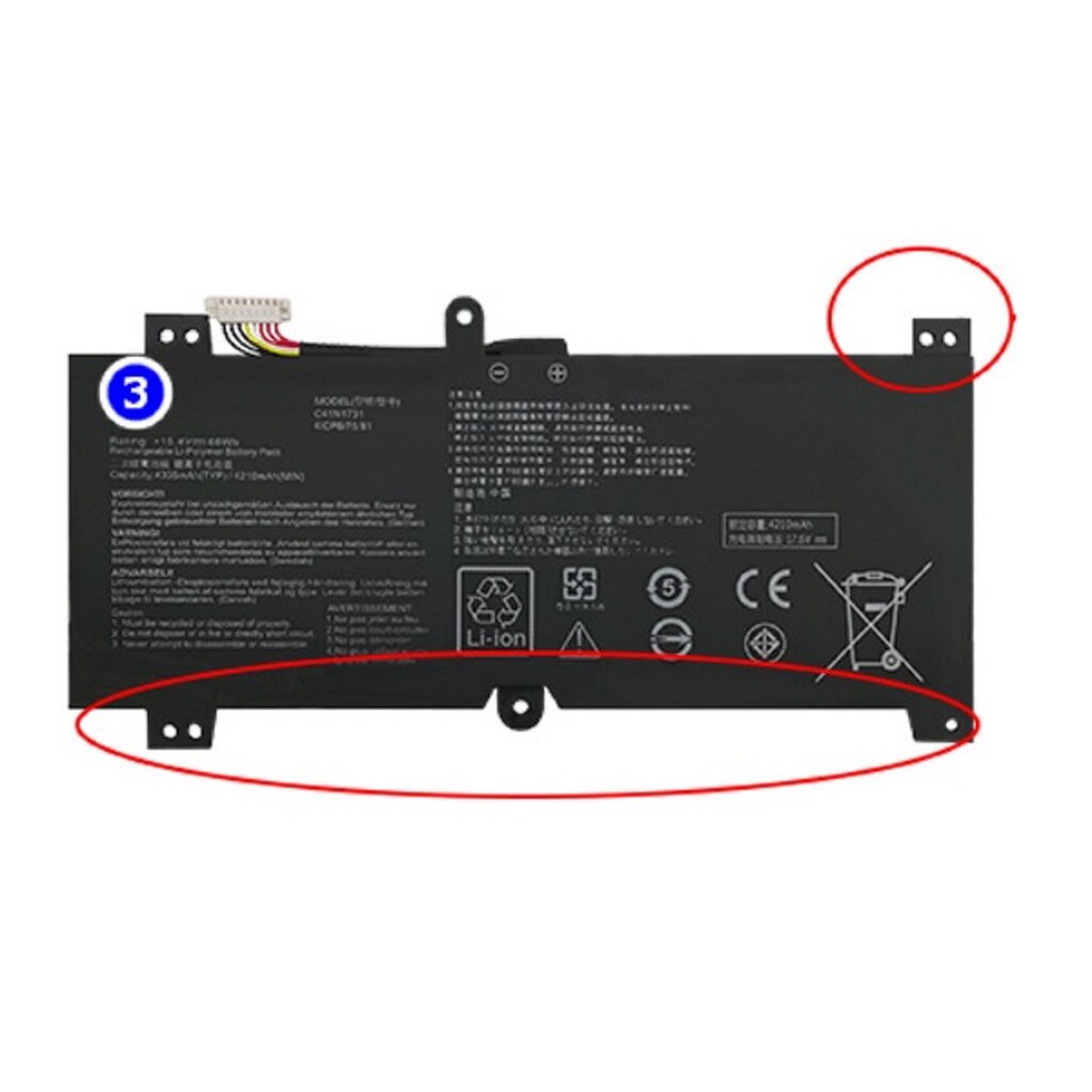 รอ10วัน Battery GL704 C41N1731 ASUS ROG Strix G515GV G515GW GL504GM ...