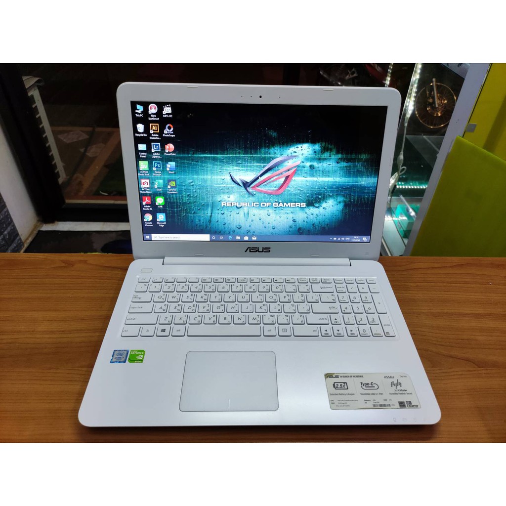โu๊ตบุ๊ค Asus K556U คอร์ i7 เจน 6 แรงๆ สีขาว เครื่องสวย | Shopee Thailand