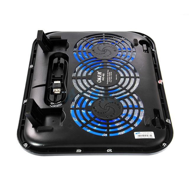 พัดลมรองโน๊ตบุ๊ค Cooling Pad 2 ใบพัด Oker Hvc 632 Hvc 651 Shopee Thailand