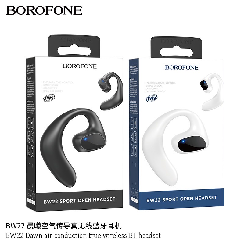 SY-BOROFONE BW22 Wireless Bluetooth Headset หูฟังไร้สาย BT5.3 หูฟังกีฬา พร้อมไมโครโฟน พร้อมกล่อง ...
