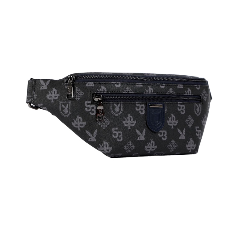 Playboy:Monogram Men's Chest bag กระเป๋าคาดอกคาดเอวผู้ชาย รุ่นST ...