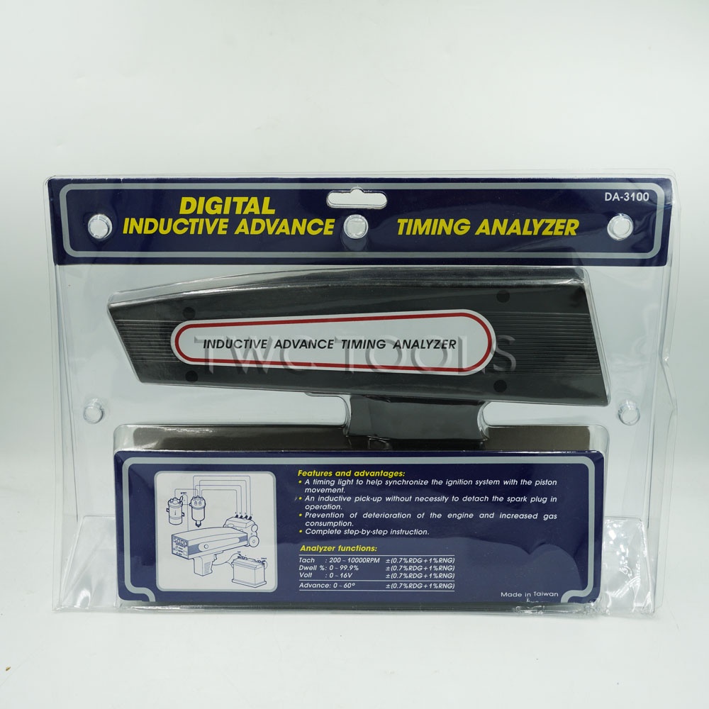 TRISCO DA-3100 ไทม์มิ่งไลท์ เครื่องวัดองศาการจุดระเบิดของเครื่องยนต์เบนซิน ดิจิตอล made in ...