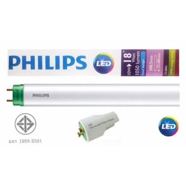 Philips EcoFit LEDtube High Output T8 10W 600mm หลอดนีออน ฟิลิปส์ รุ่น ...