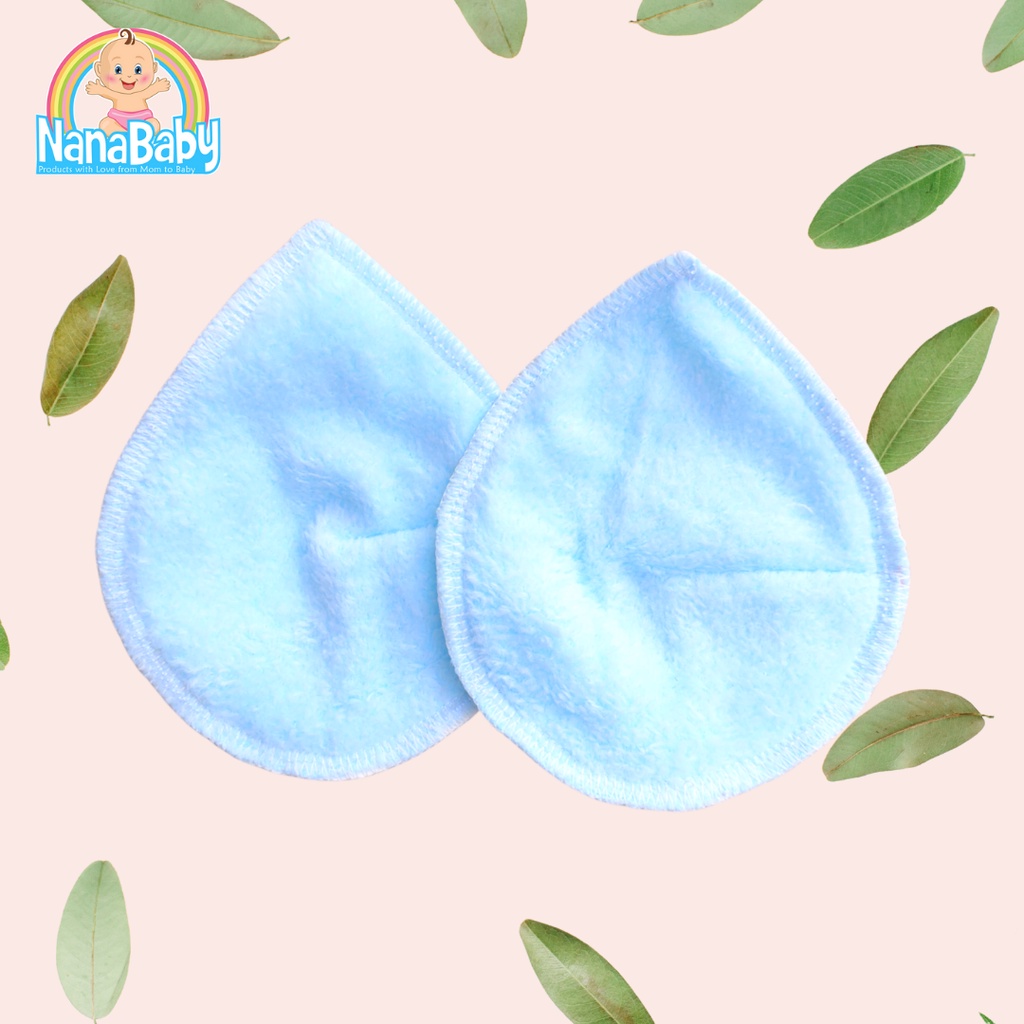 NanaBaby แผ่นซับน้ำนมซักได้ รุ่นใหม่ ซึมซับได้เยอะ พร้อมชั้นกันน้ำซึมออก | Shopee Thailand