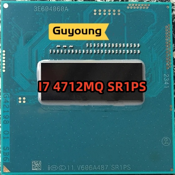 ซ็อกเก็ตหน่วยประมวลผล CPU i7-4712MQ i7 4712MQ SR1PS 2.3 GHz Quad-Core Eight-Thread 6M 37W G3 ...