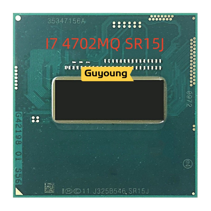โปรเซสเซอร์ Core i7-4702MQ i7 4702MQ SR15J 2.2 GHz Quad-Core แปดเธรด 6M ...