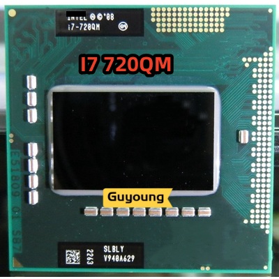 ซ็อกเก็ตโปรเซสเซอร์ CPU i7-720QM SLBLY i7 720QM 1.6 GHz Quad-Core Eight ...