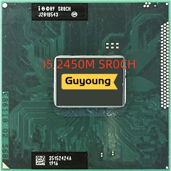 i5-2450M SR0CH I5 2450M SROCH CPU Porcessor Dual-Core Quad-Thread PGA ...