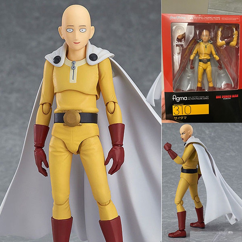 FIGMA โมเดลฟิกเกอร์ อนิเมะ One Punch-man Saitama 310 Change Face Articulado ของเล่นสําหรับเด็ก ...