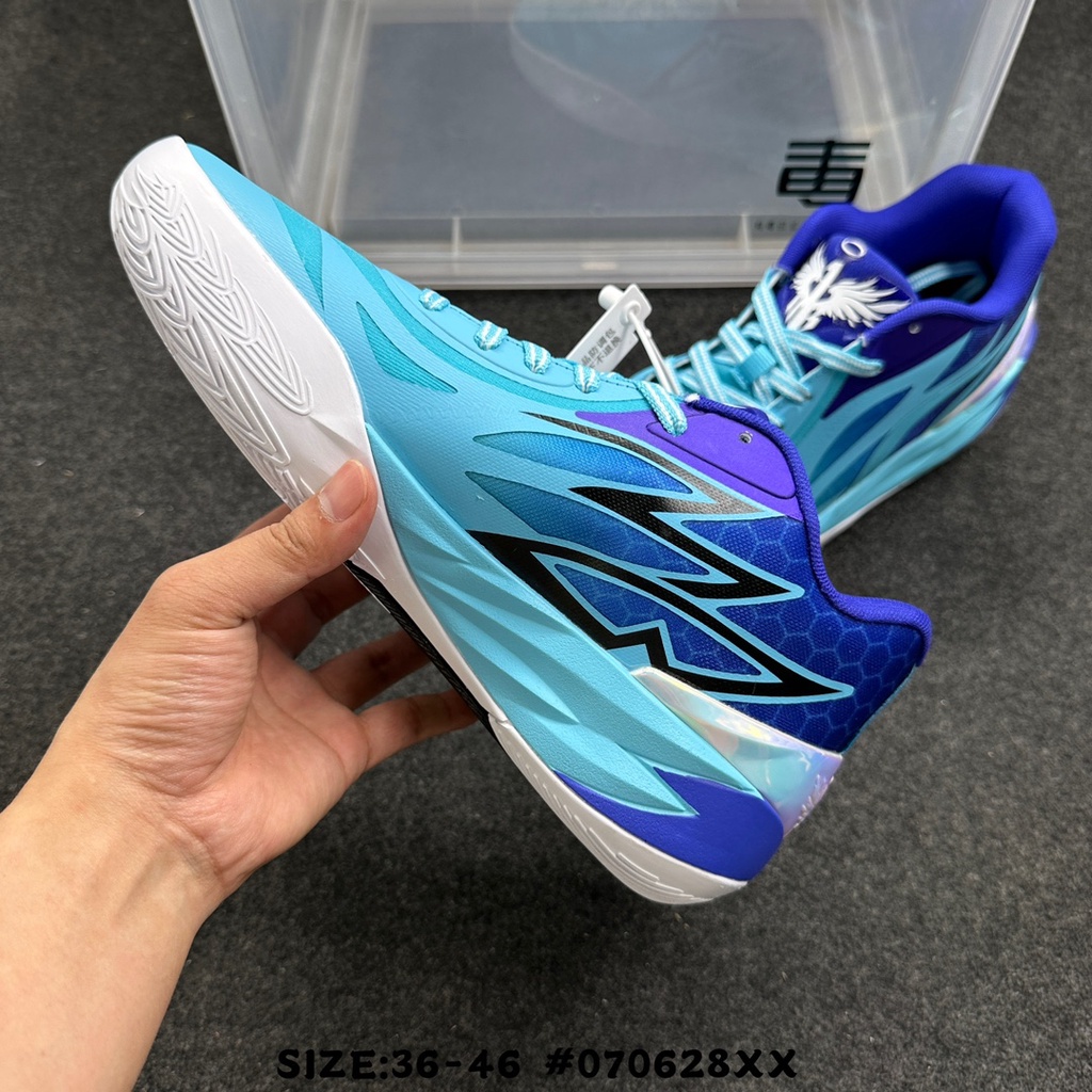 Mb1× Puma Rick and Morty รองเท้าบาสเก็ตบอล ดูดซับแรงกระแทก | Shopee ...