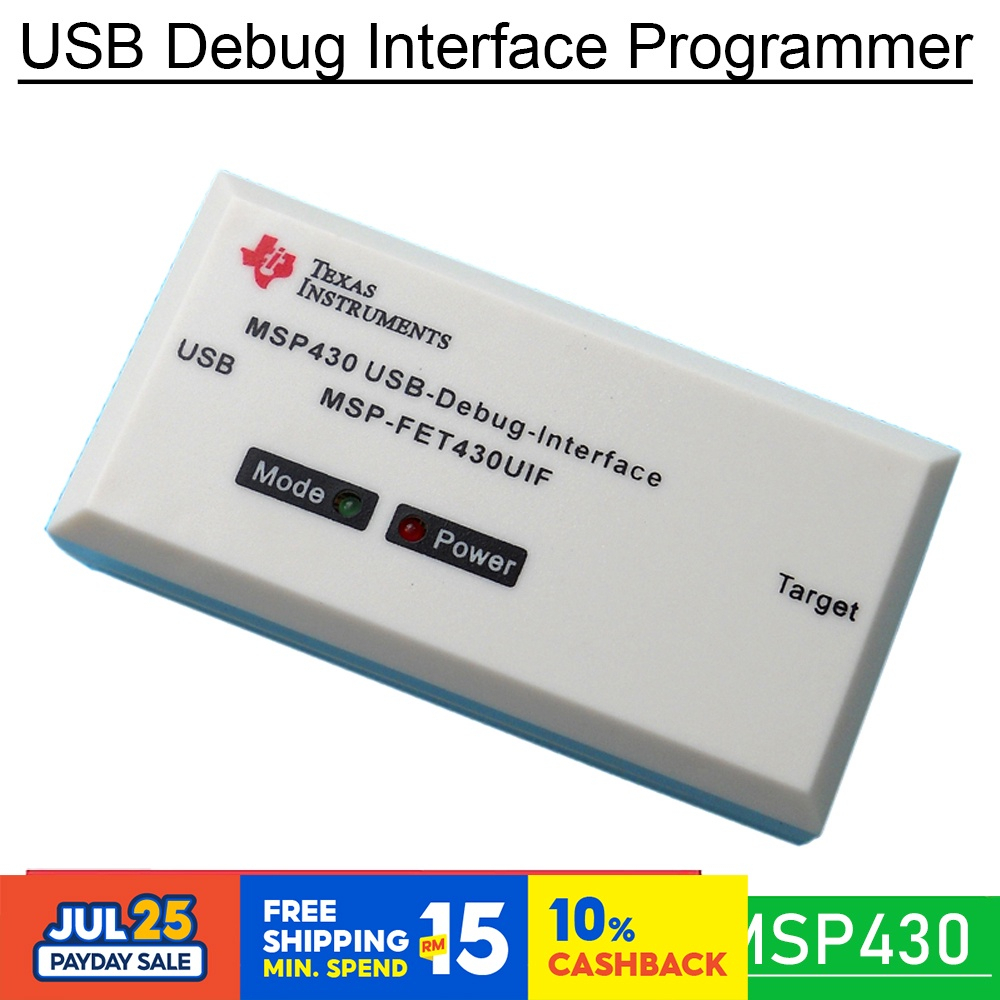 โปรแกรมเมอร์ USB MSP430 MSP-FET430UIF JTAG BSL SBW IAR รองรับ F149 | Shopee Thailand