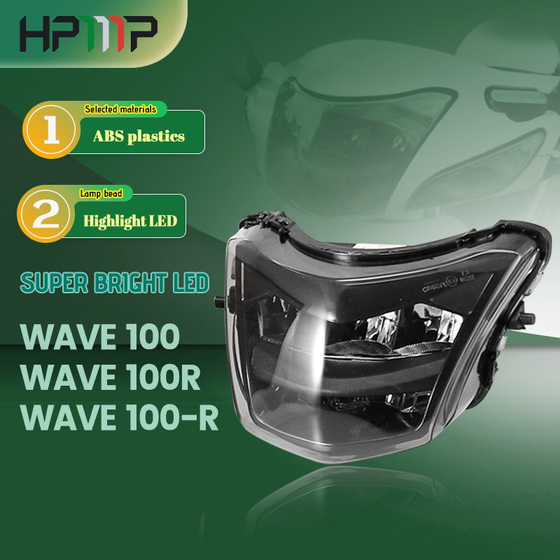 หลอดไฟหน้า LED สําหรับ HONDA WAVE100R Wave 100 R W100R WAVE100 R ...