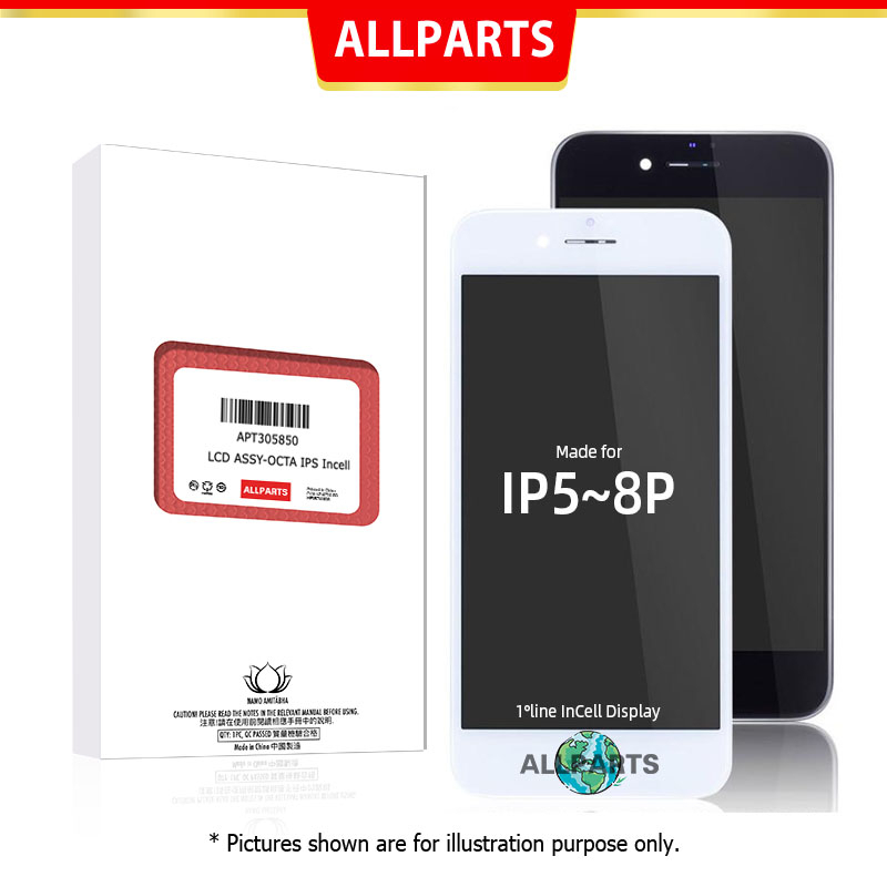 Display จอ ทัช สำหรับ iP 5 5s SE 6 6s 7 8 Plus LCD หน้าจอ พร้อมทัชสกรีน ...