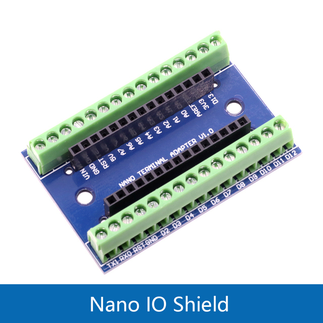 Nano V3.0 3.0 CH340 บอร์ดขยายอะแดปเตอร์ควบคุม IO Shield UNO สําหรับ ...