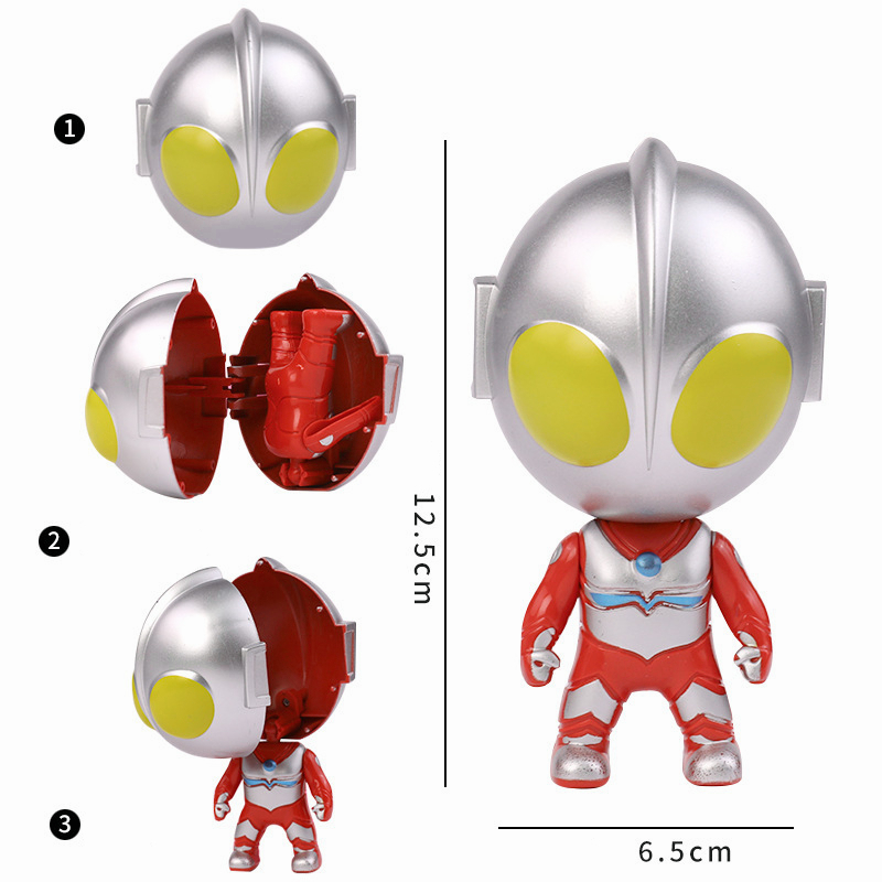 โมเดลฟิกเกอร์ อนิเมะ Dragon Force-Rise of Ultraman Q Version Ultraman ...