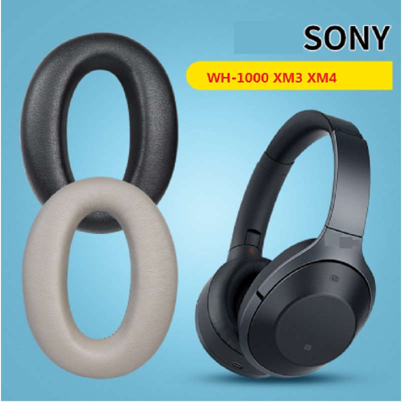 แผ่นครอบหูฟัง หนังโปรตีน คุณภาพสูง แบบเปลี่ยน สําหรับ Sony WH-1000XM3 XM4 WH-1000 XM3 XM4 ...