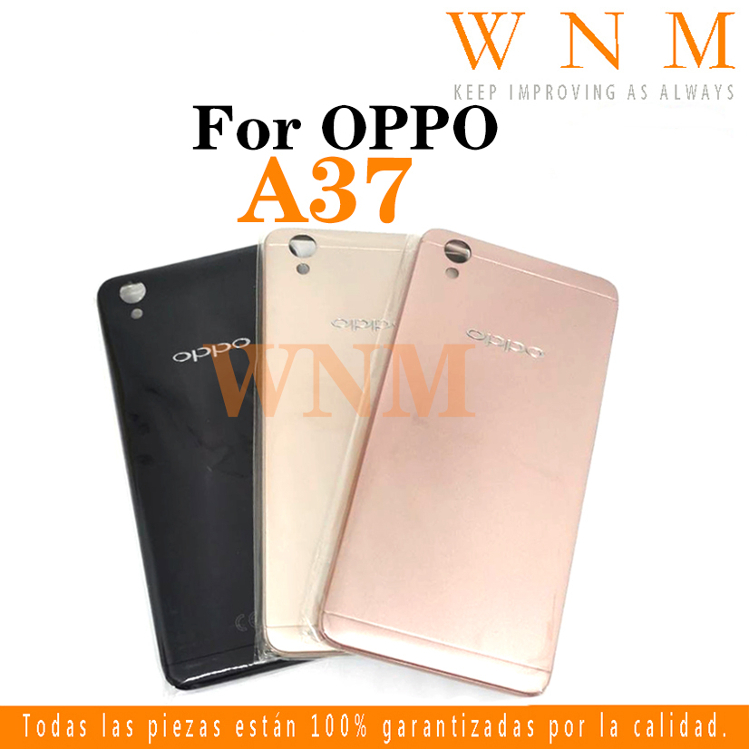 สําหรับ OPPO A37 A37m แบตเตอรี่กระจกฝาหลังด้านหลังประตูพร้อมอะไหล่ ...