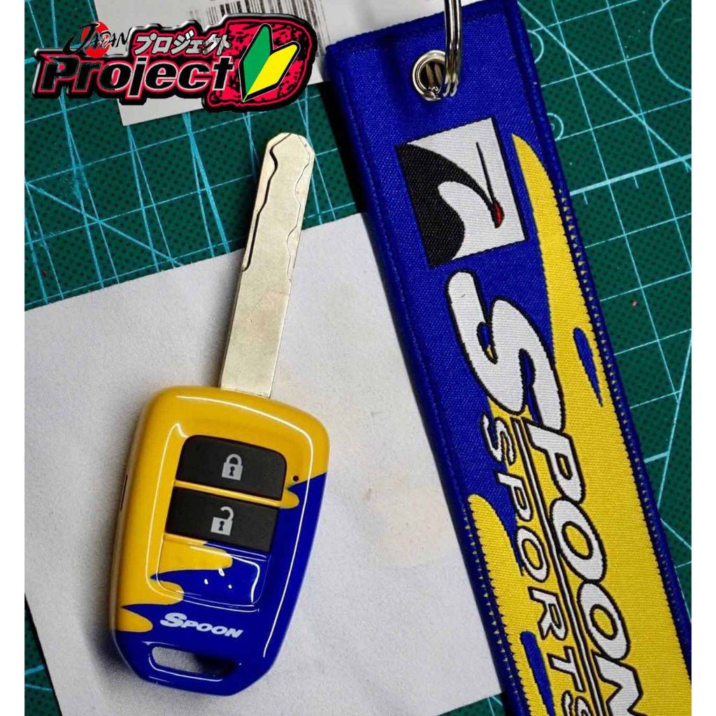 Jdm SPOON SPORTS พวงกุญแจ ผ้าไนล่อนถัก แฟชั่น สําหรับรถยนต์ รถ ...