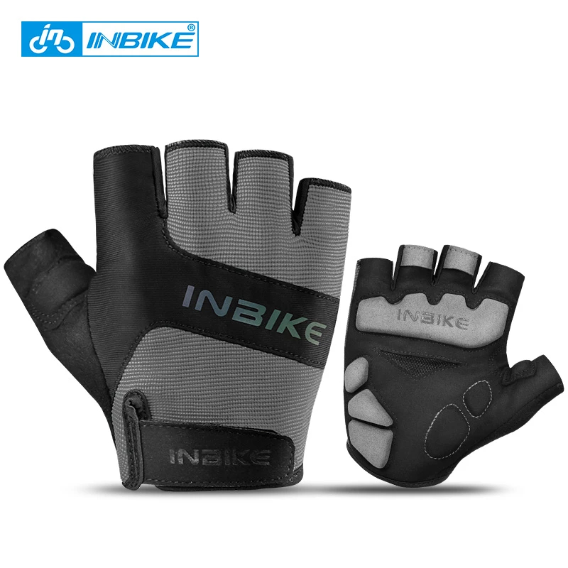 Inbike ถุงมือครึ่งนิ้ว แบบหนา แฟชั่นฤดูร้อน สําหรับขี่จักรยาน MTB | Shopee Thailand