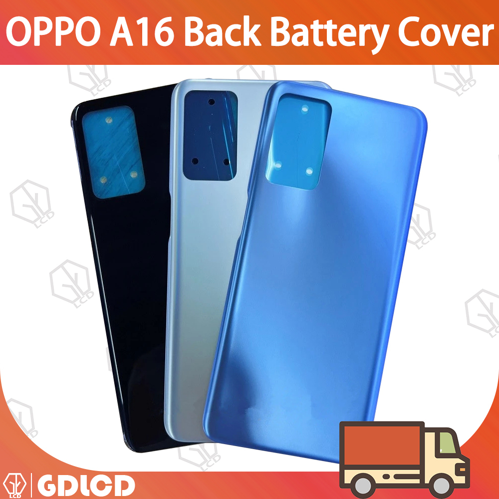 Oppo A16 แบตเตอรี่ ฝาหลัง พลาสติก ซ่อม เปลี่ยน ประตู เคสโทรศัพท์ ...
