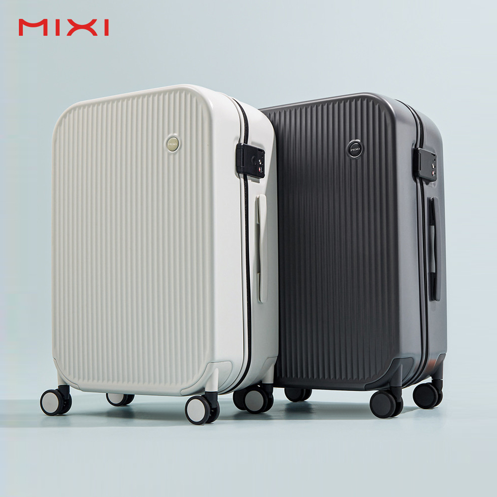 Mixi กระเป๋าเดินทางลาย 20/24 นิ้วกระเป๋าเดินทาง PC ทนทานพร้อม Mute Spinner ล้อ TSA Lock M9268 ...