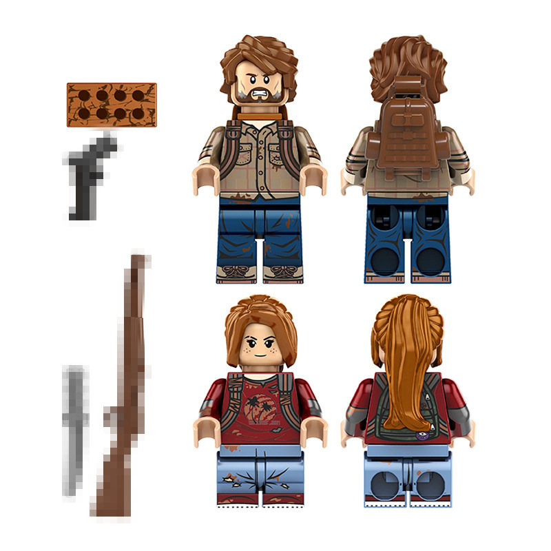 ฟิกเกอร์ The Last Of Us Joel Ellie Block EV01 EV02 ของเล่นสําหรับเด็ก ...